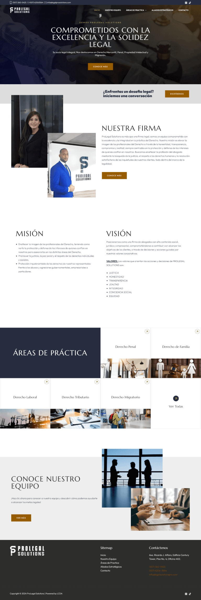 Desarrollo Web Para Pro Legal Solutions: Excelencia Legal En Cada ...